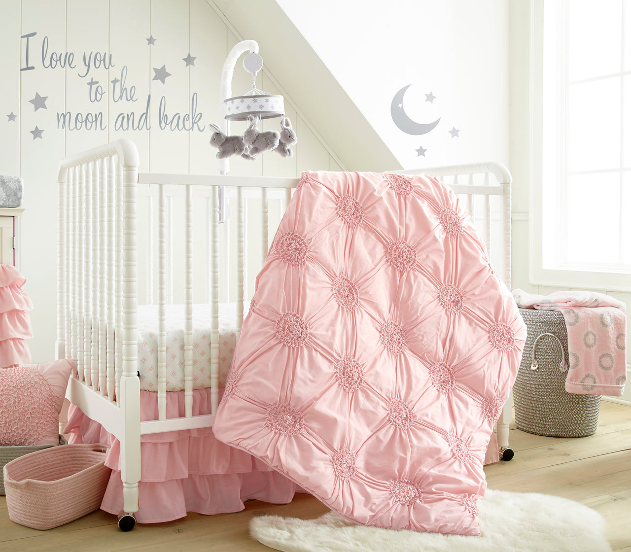 Levtex Baby Willow 5PC Bedding Set - Pink